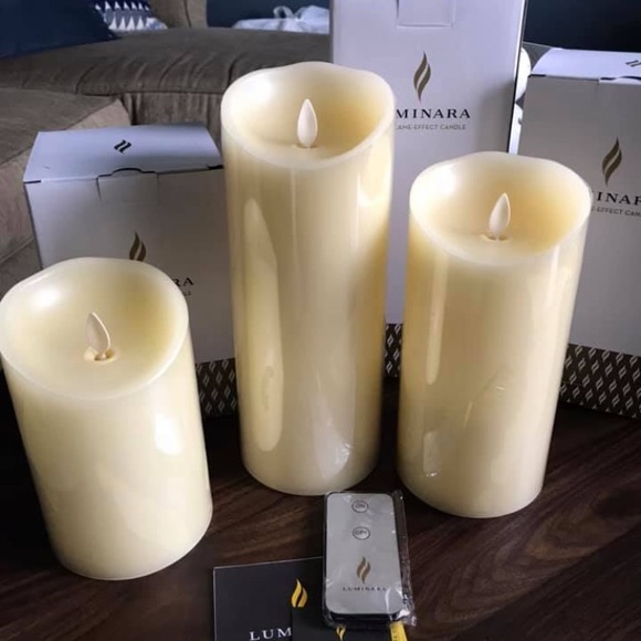 luminara | Holiday | New Set Of 3 Led Luminara Candles | Poshmark
